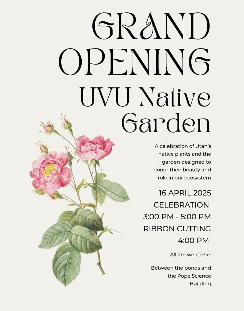 Utah Native Plant Garden Grand Opening